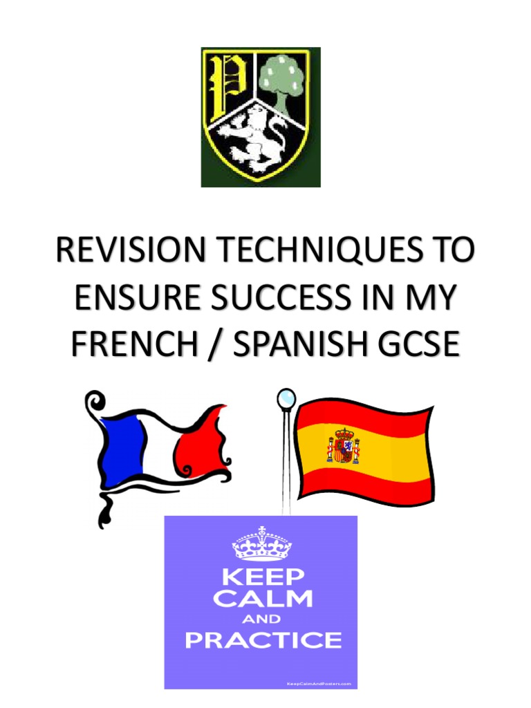 Study Pack GCSE French | PDF | Grammatical Tense | English Language