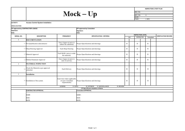 inspection-and-testing-plan-for-the-installation-of-an-access-control