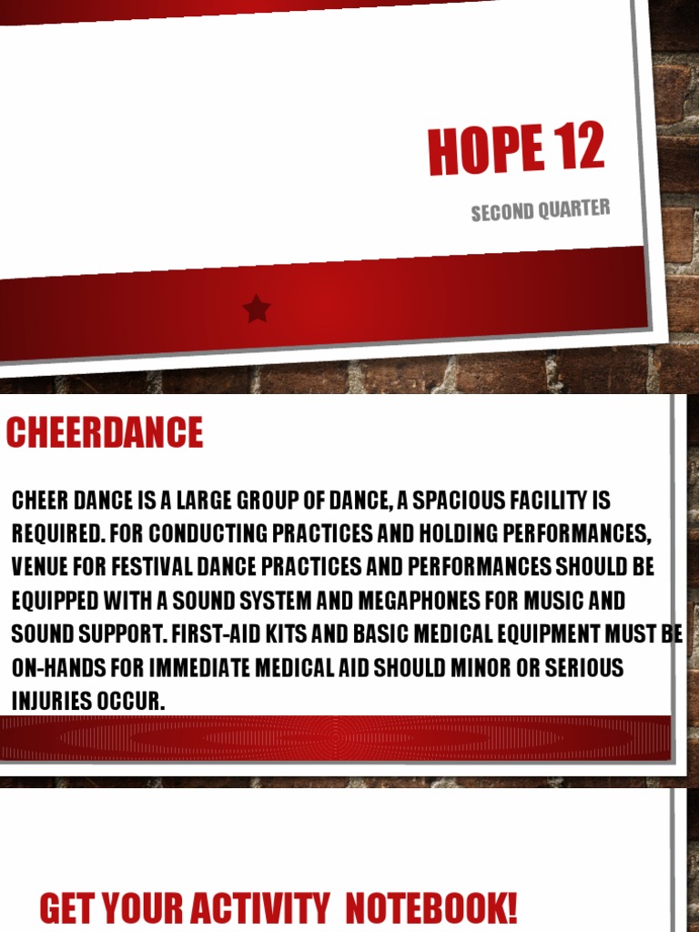 HOPE 12 Module | PDF | Cheerleading