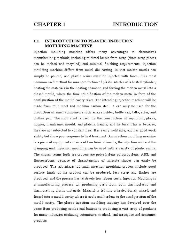 Project Final Year On The Injection Plastic Module | PDF | Gear ...