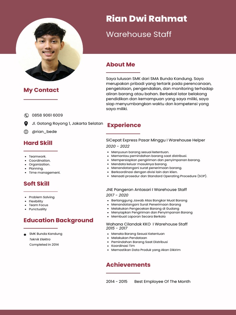 Contoh - Resume | PDF