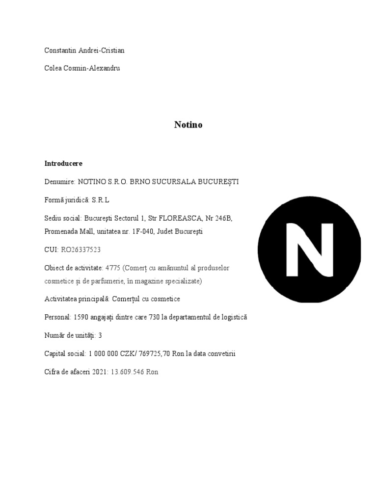 Proiect Logistica | PDF