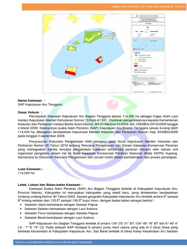 Profil KKPN Aru Tenggara | PDF