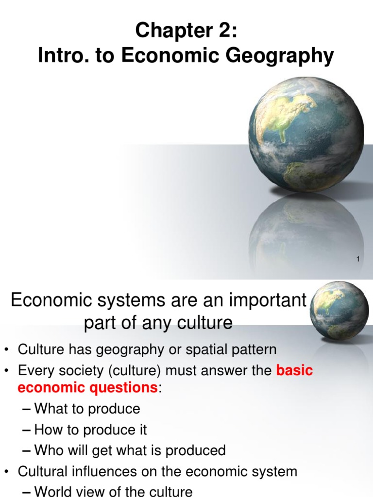 Spatial Economics CH 2 Economic Geography | PDF | Capitalism | Economies
