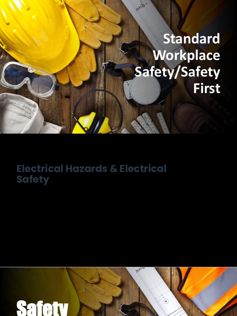 Standard Workplace Safety Pdf Electricity Electrical Engineering