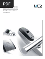 Portable Programming Device by Salto: RW PPD | PDF | Electrical ...