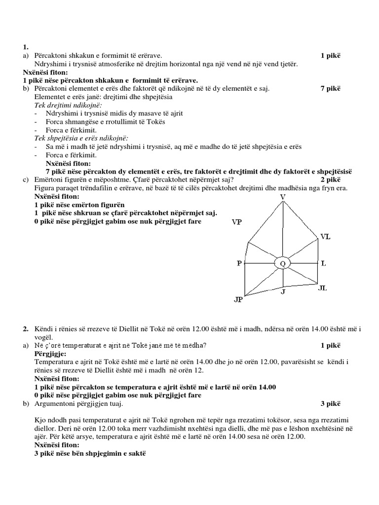 gjeografi10-II Skema Vleresimi | PDF