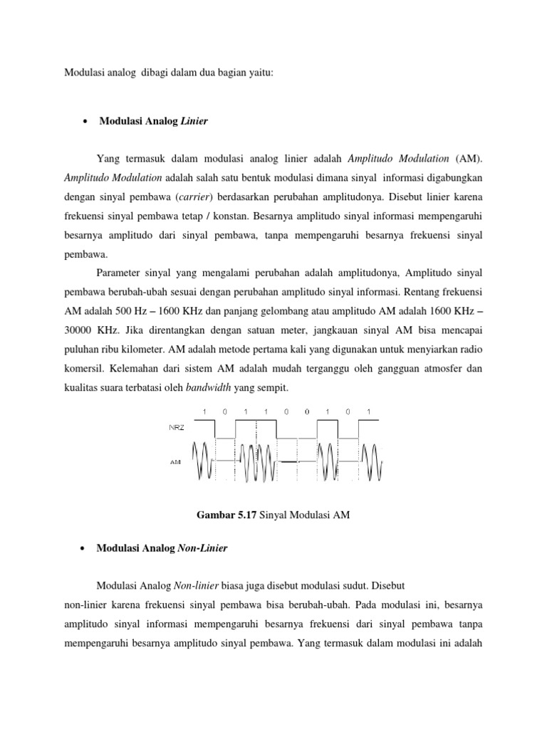 Aplikasi Modulasi | PDF