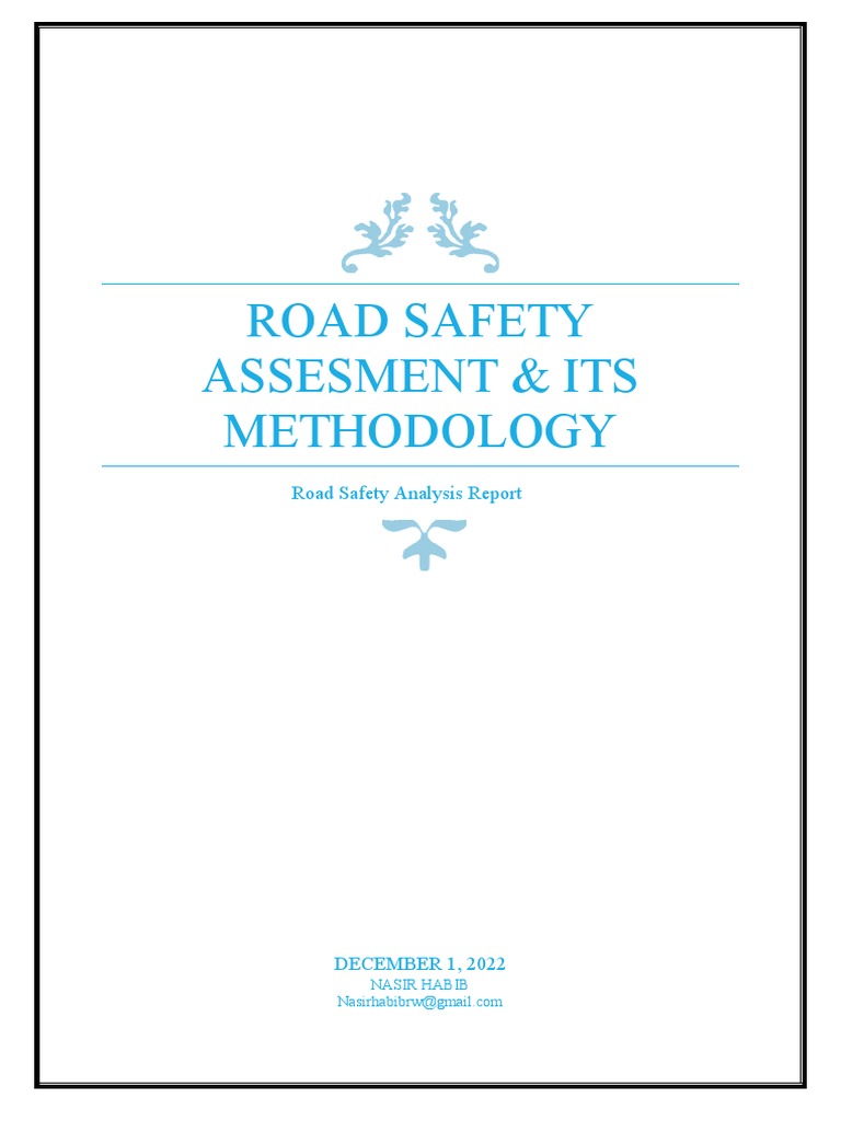 Road Safety Assesment Methodology | PDF | Road Traffic Safety | Risk
