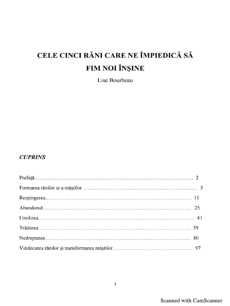 Cele-5-Rani-Care-Ne-Impiedica-Sa-Fim-Noi-Insine - PDF Versiunea 1 | PDF