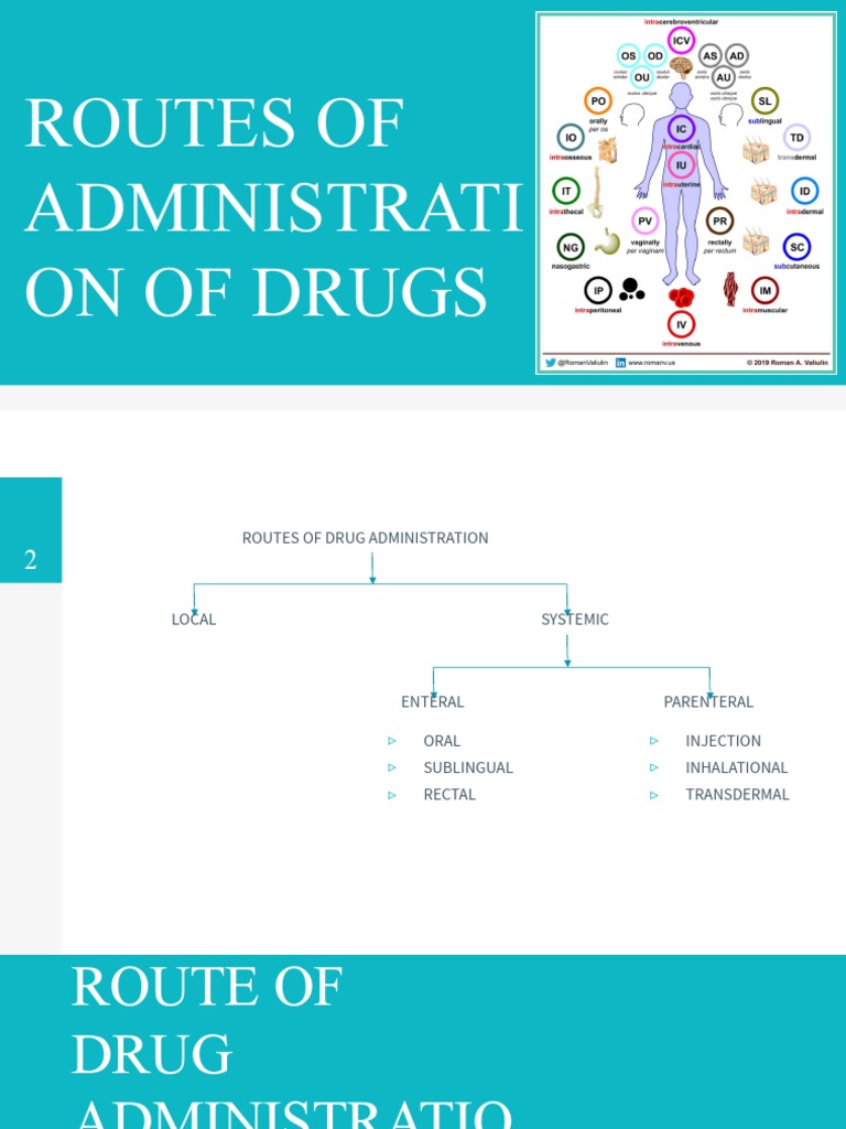 Routes of Drug Administration | PDF | Pharmacology | Health Sciences