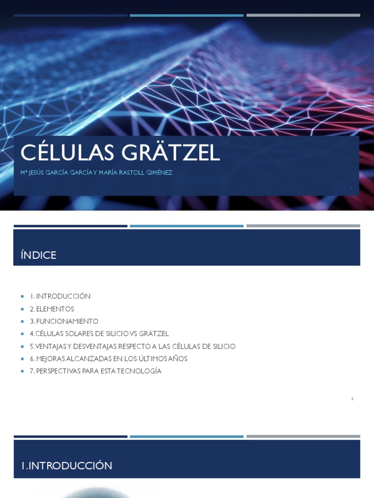 Células Gratzel - MRG - MJGG | PDF | Electromagnetismo | Ciencias fisicas