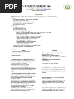 Perineal Care Procedure Checklist | PDF | Labia | Sexual Anatomy