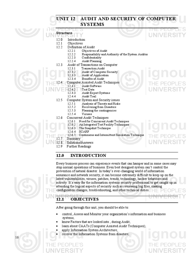 System Analysis and Desing Ignou Sem 3 | PDF | Information Security ...