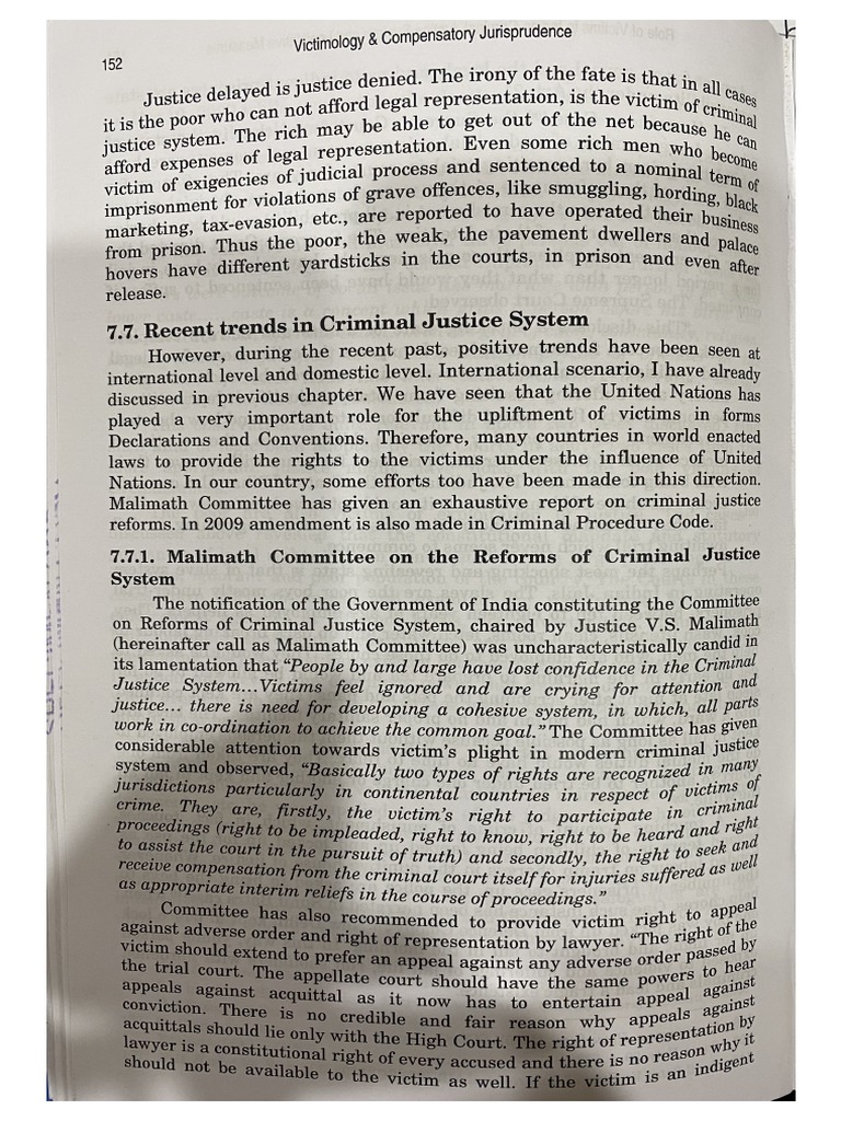 Malimath Committee | PDF