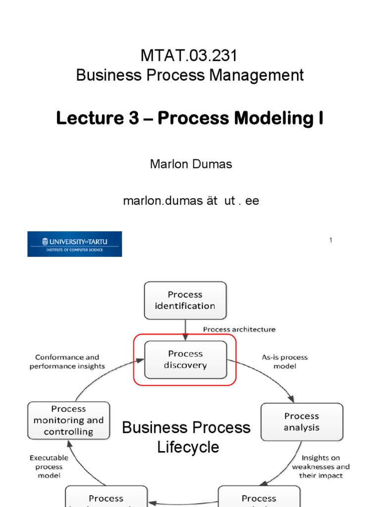 Lecture3 Processmodeling Pdf Receipt Computing