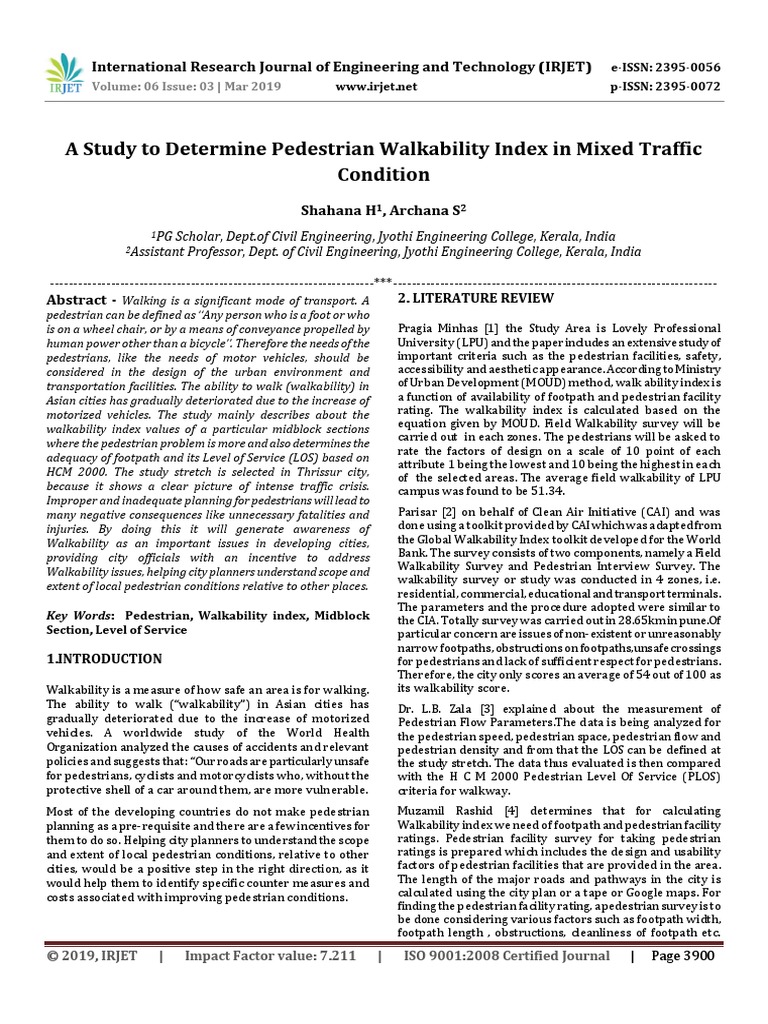 FORMULA | PDF | Pedestrian | Transport
