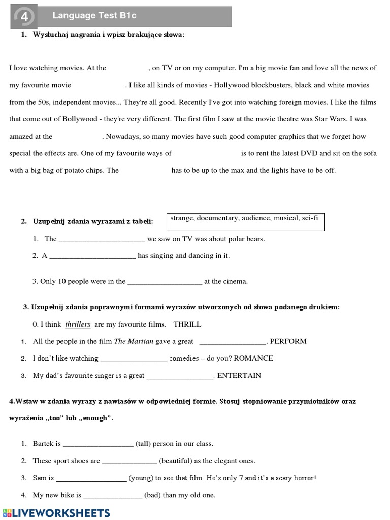 Angielski Klasa 7 Unit 4 Pdf