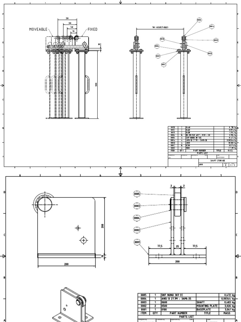 Shaft Storage Parts List | PDF