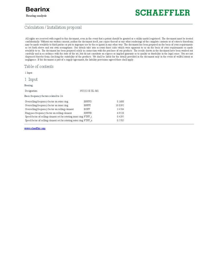 Schaeffler Bearing | PDF