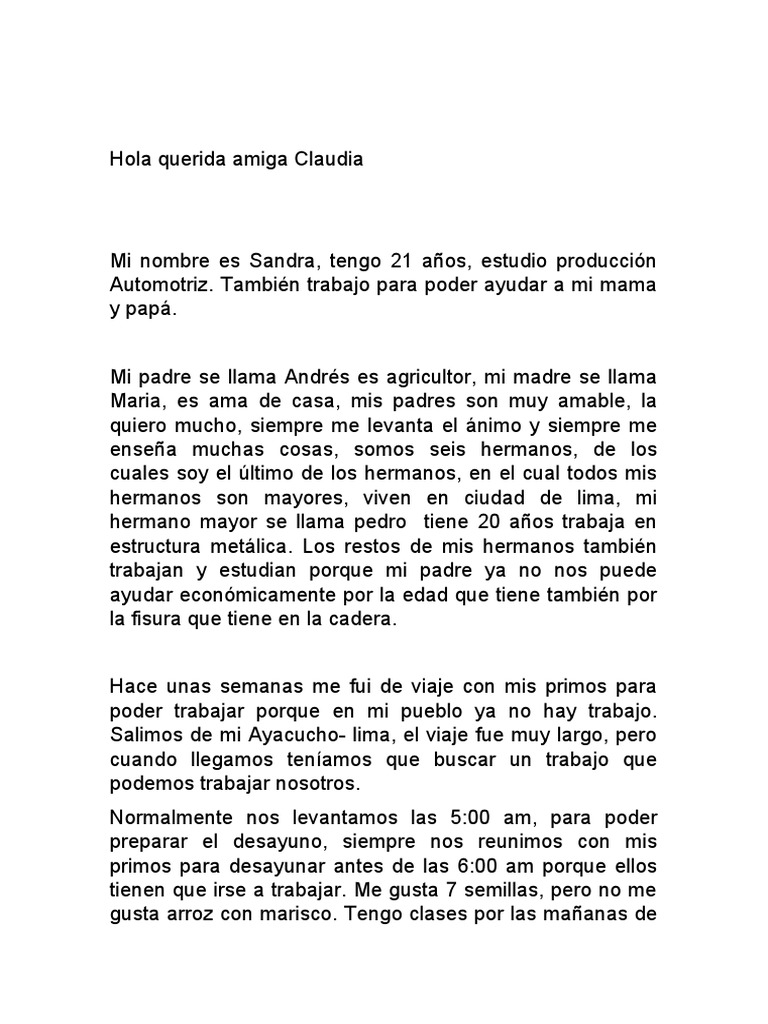 Hola Querida Amiga Claudia | PDF | Liderazgo | Business