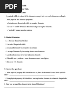 Grade 8 - Elements | PDF | Chemical Elements | Periodic Table