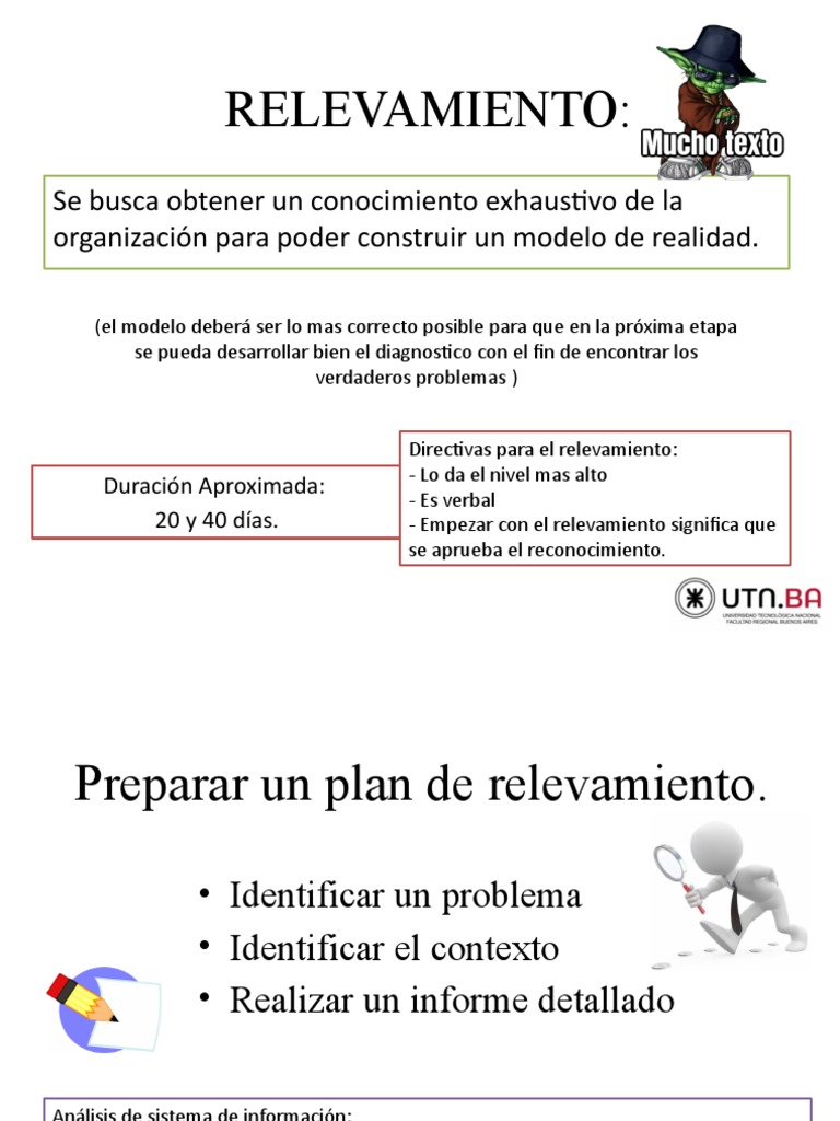 RELEVAMIENTO y DIAGNOSTICO | PDF | Información | Comunicación