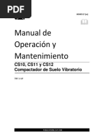 Manual de Operacion y Mantenimiento Vibrocompactador Caterpillar CS54B Seccion de Seguridad ...