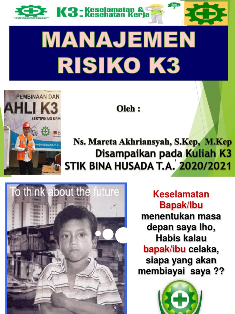 Pertemuan 4 k3 (Manajemen Risiko k3) | PDF
