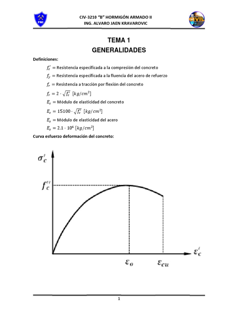 Tema 1 Generalidades | PDF