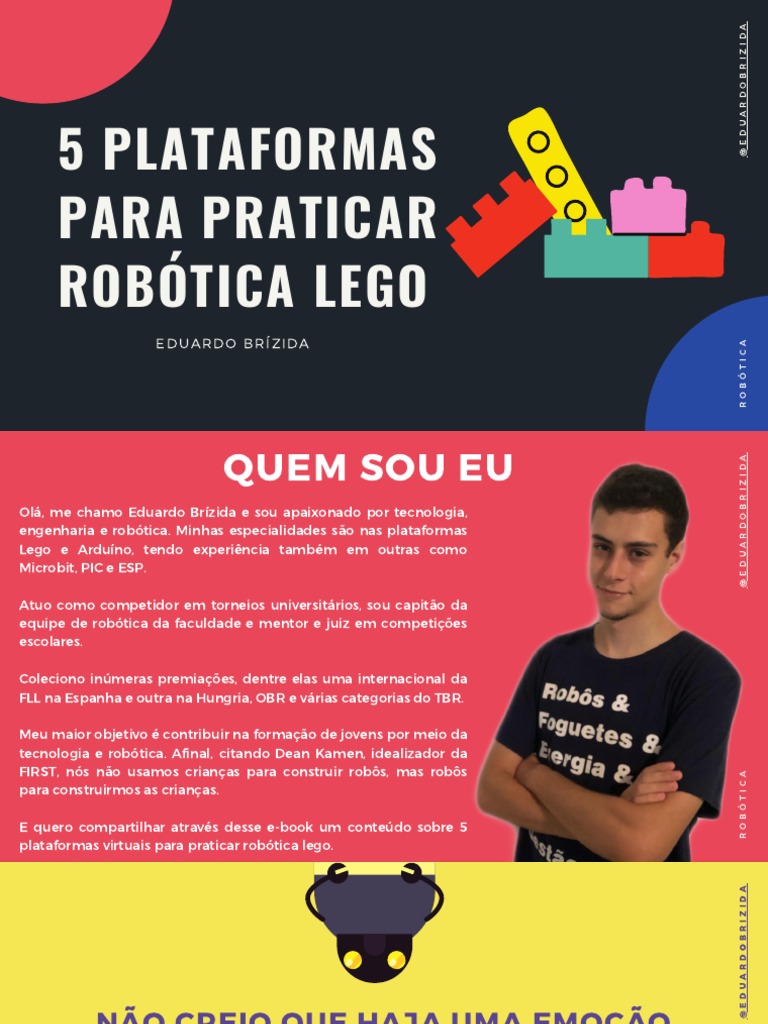 5 Plataformas para Praticar Robótica LEGO | PDF | Robô | Robótica