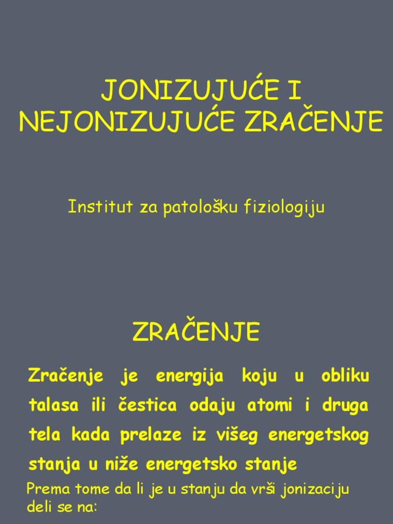 Zracenje | PDF