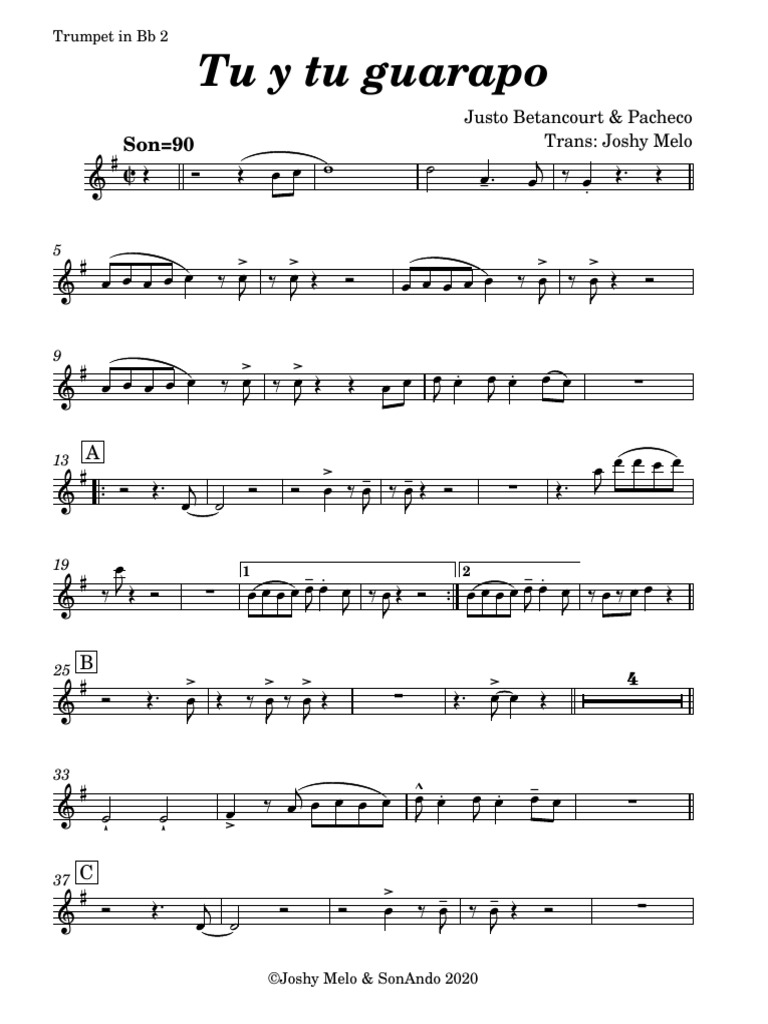 Tu y Tu Guarapo-Trumpet in BB 2 | PDF