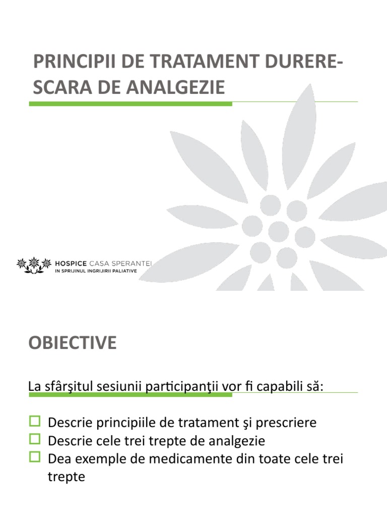 Scara de Analgezie OMS. Neopioidele | PDF