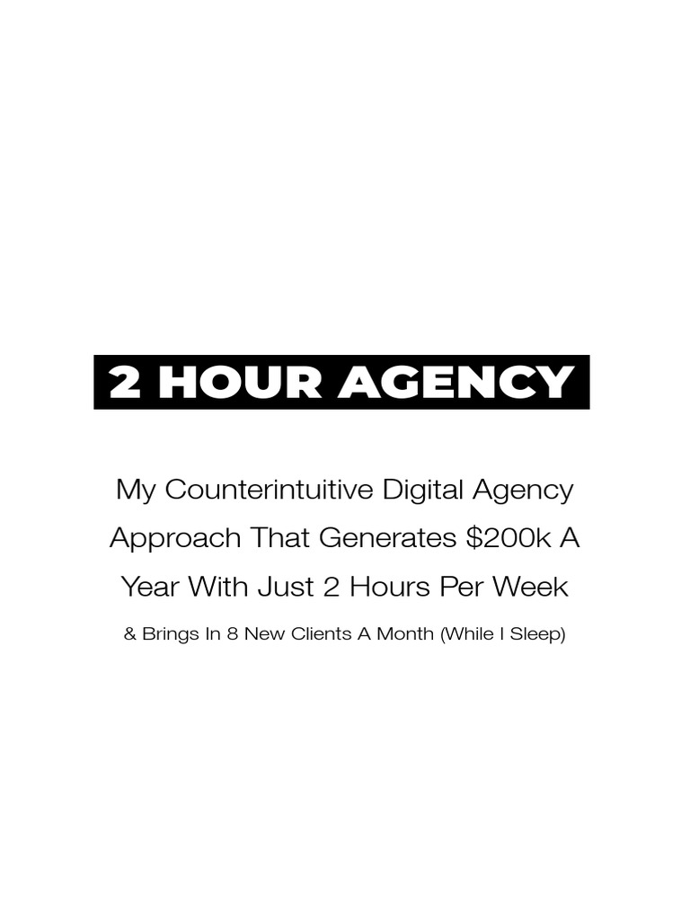 2ha - 2 Hour Agency 2022 | PDF | Advertising | Linked In