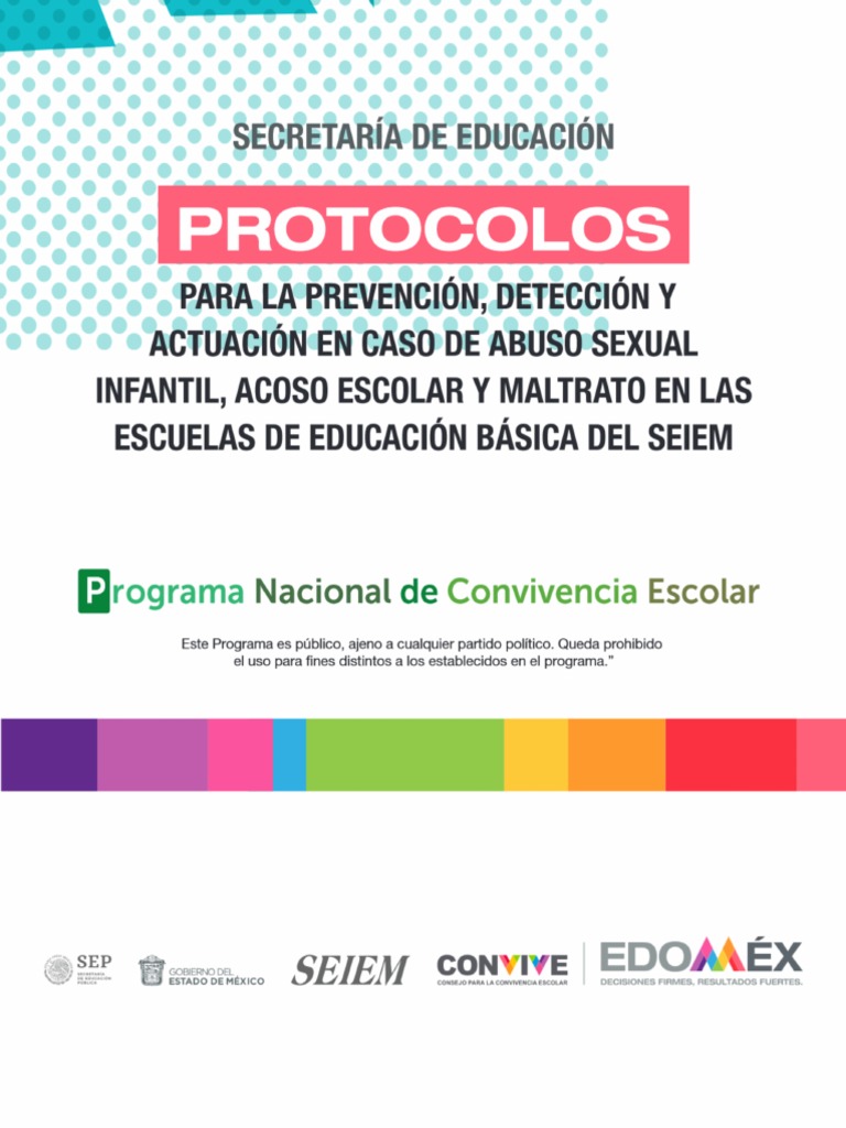 PROTOCOLOS DE ACTUACION ACOSO INFANTILfinal Seiem | PDF