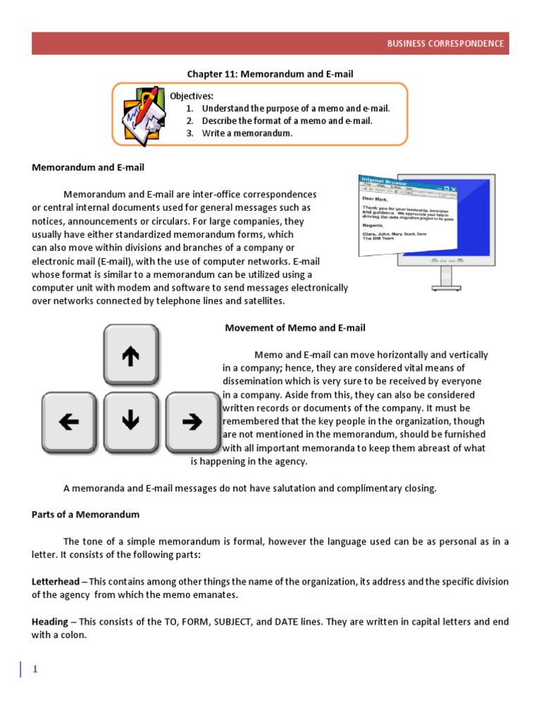 Chapter 11 - Memorandum | Download Free PDF | Memorandum | Fax