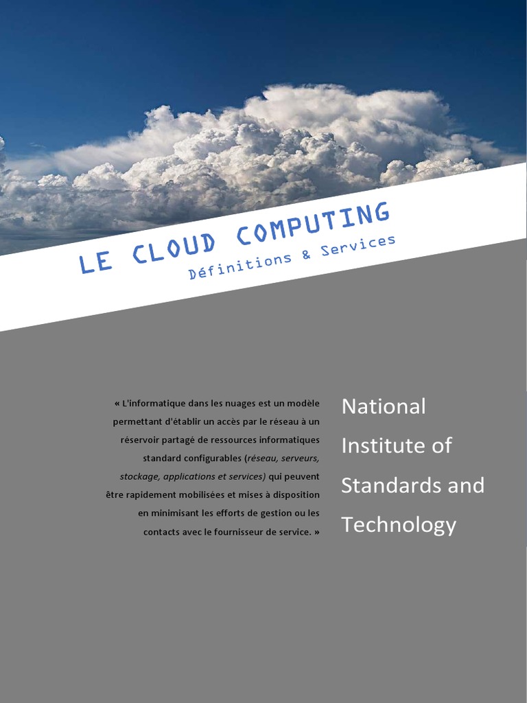 Cloud Computing | Download Free PDF | Cloud computing | Informatique
