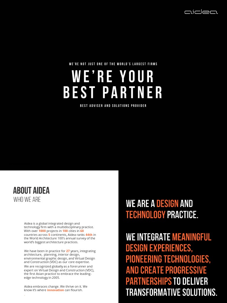 Aidea Company Profile 2022 | PDF | Building Information Modeling | Simulation