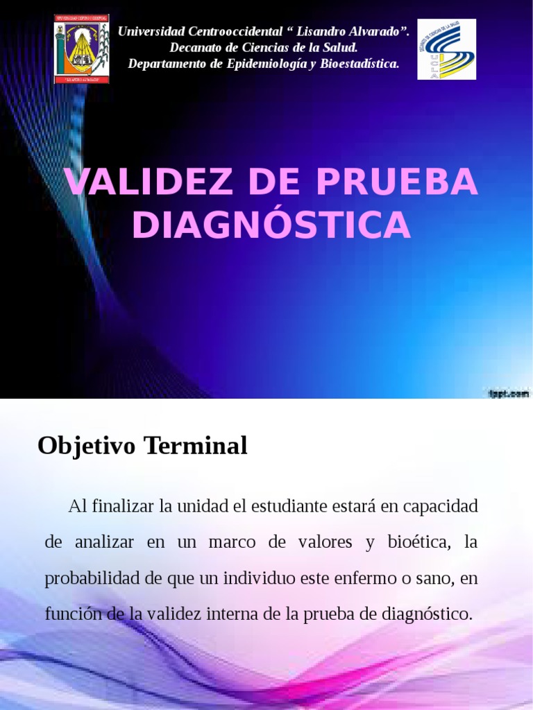 Tema 4 Pruebas Diagnósticas | PDF | Diagnostico medico | Sensibilidad y especificidad