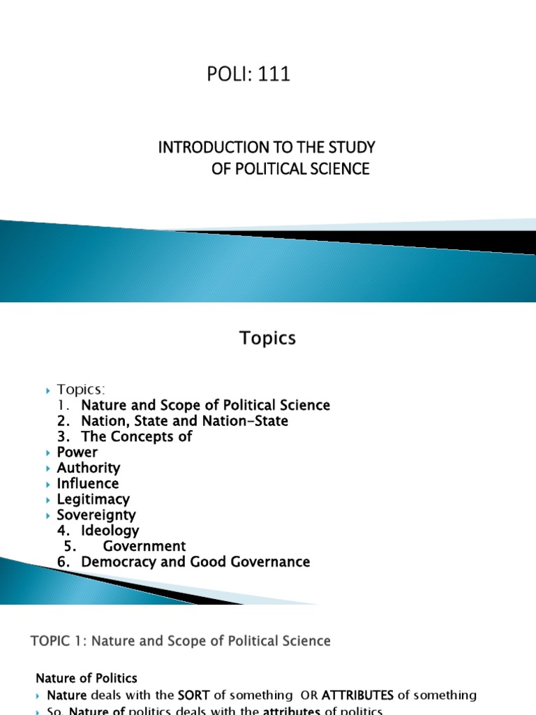Political Science Study Guide | PDF | Socialization | Power (Social And ...