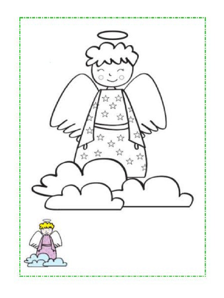 Colorea El Angelito | PDF