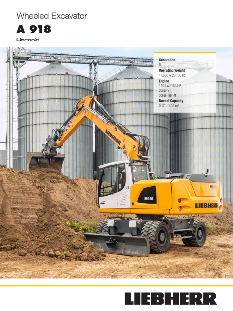 Liebherr A918 T4F GB | PDF | Engines | Pump