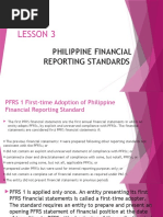 PFRS 1 Overview for First-Time Adopters | PDF | International Financial ...
