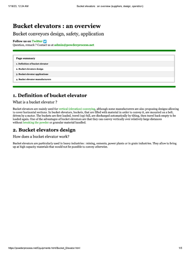 Buck Elevator111 | PDF