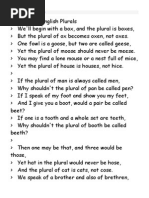 The Plural Poem | PDF | Language Arts & Discipline