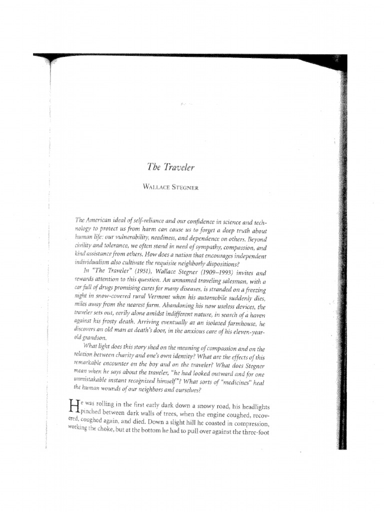 The Traveler | PDF