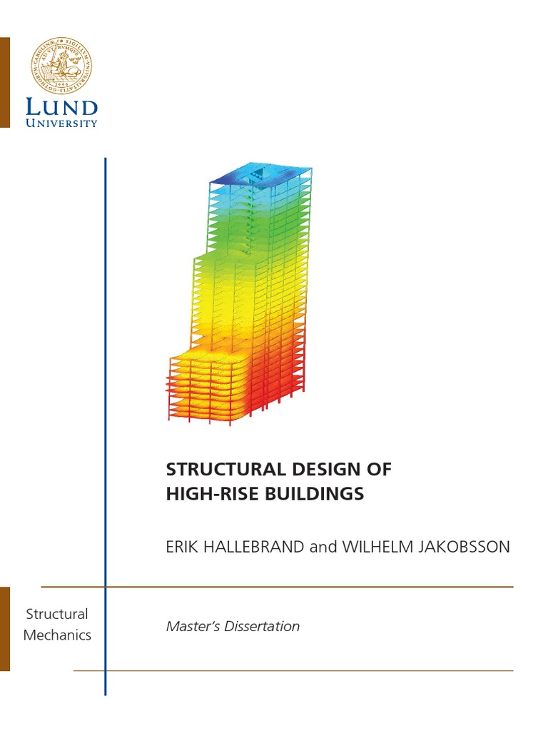 Structural Design of High Rise Buildings | PDF | Truss | Bending