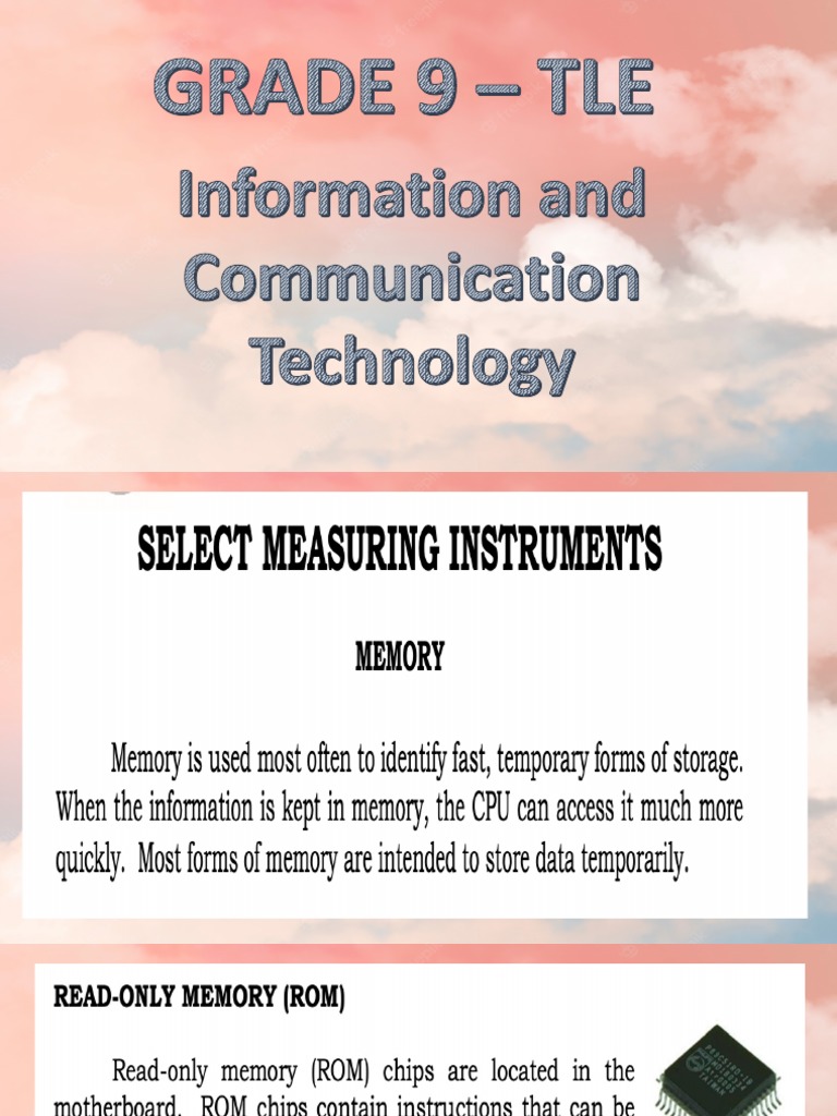 ICT 9 Lesson 4 | PDF