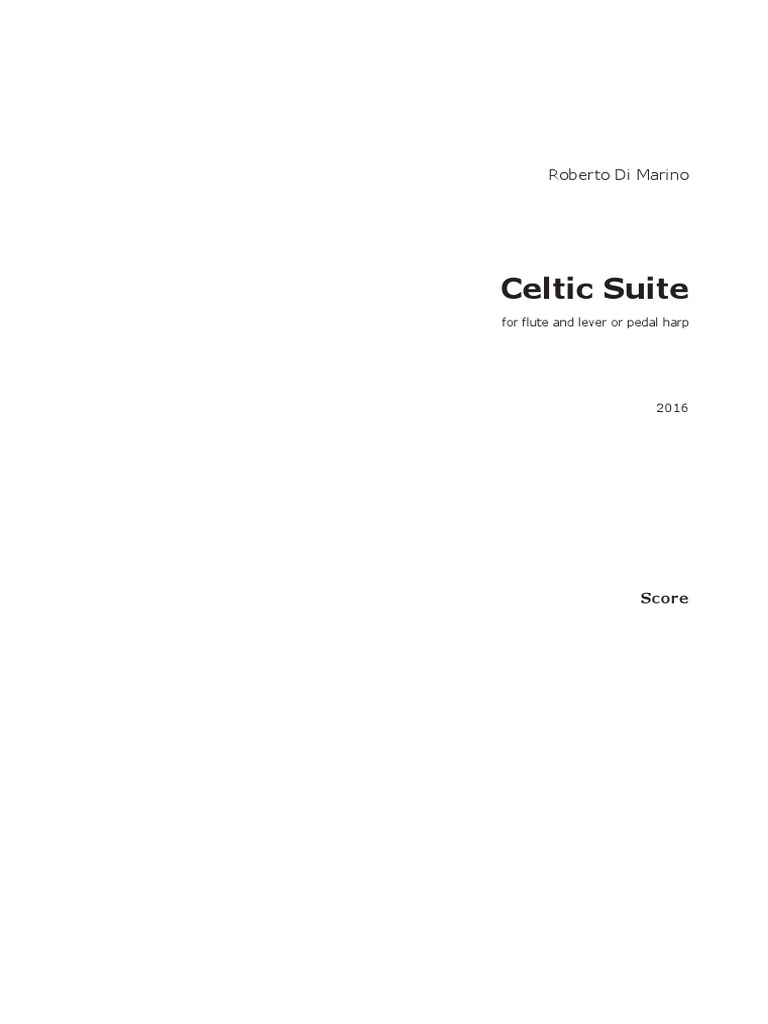 Celtic Suite Score | PDF